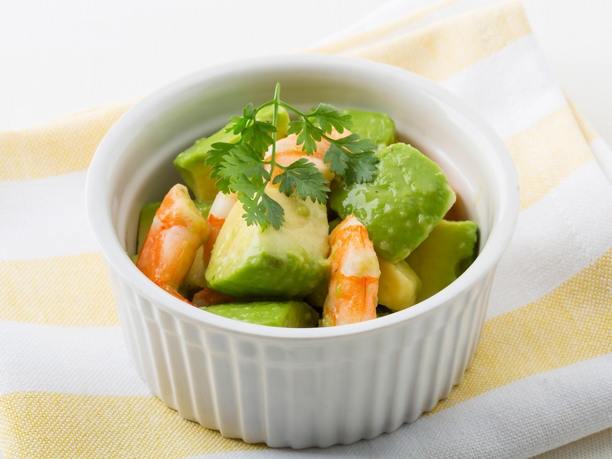 Avocado and Shrimp Salad with Wasabi dressing｜Recipe｜Kamada America